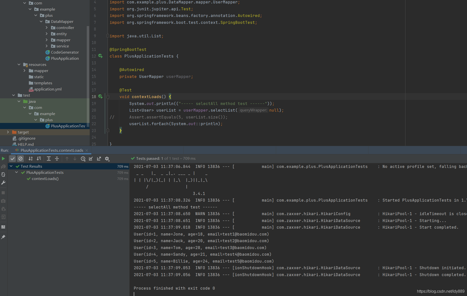 Spring整合MyBatis-Plus完整案例（含项目代码）_mybatis-plus namingstrategy-CSDN博客