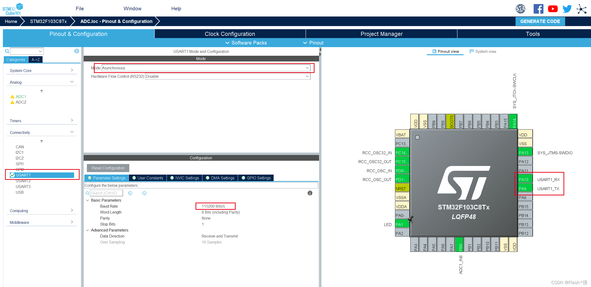 STM32 CubeMx LL库-ADC操作_stm32 ll库 adc-CSDN博客