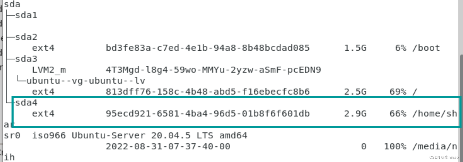 docker提示内存不够（no space left ），Ubuntu20的磁盘扩展，添加磁盘，并挂载，且df -h能够查看（有桌面版本的Ubuntu哟）_vmware docker磁盘空间不 ...