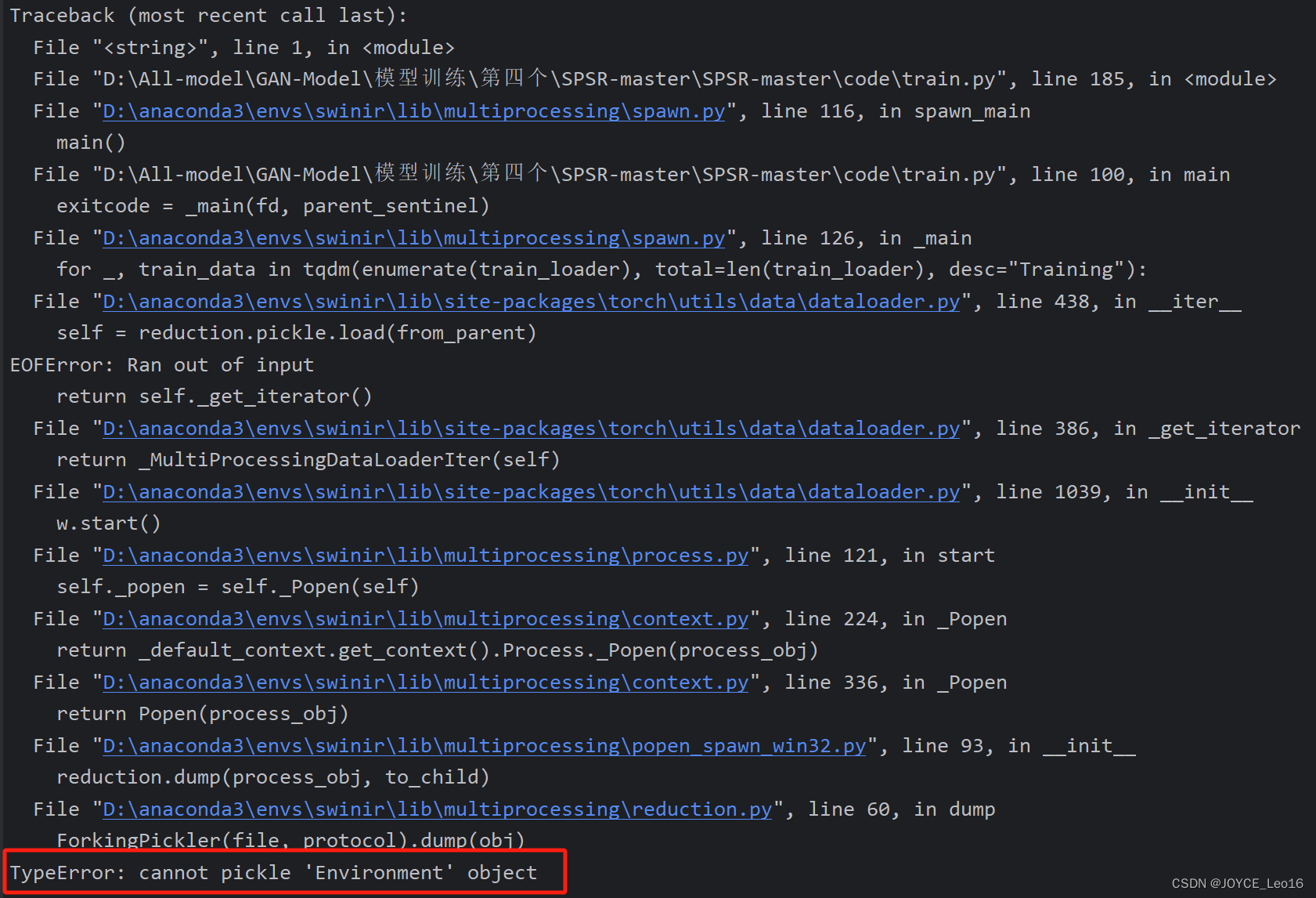 Forkingpicklerfile Protocoldumpobj Typeerror Can‘t Pickle