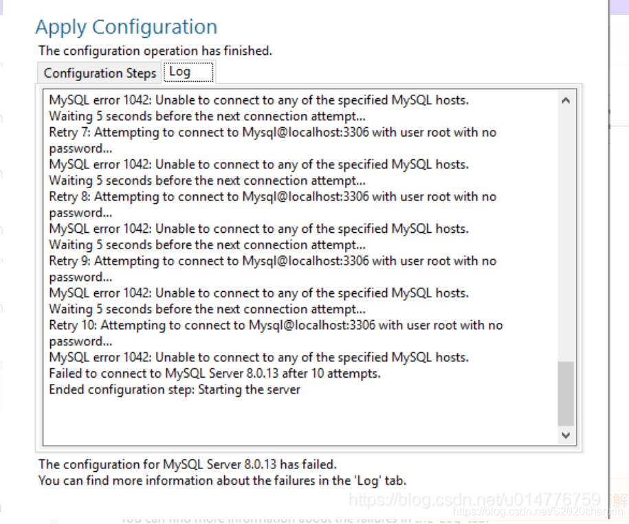 mysql 安装问题_the configuration for mysql-CSDN博客