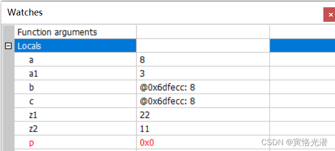 CodeBlocks监视窗口(Watchs)进行调试（引用类型与指针）_codeblocks watch窗口-CSDN博客