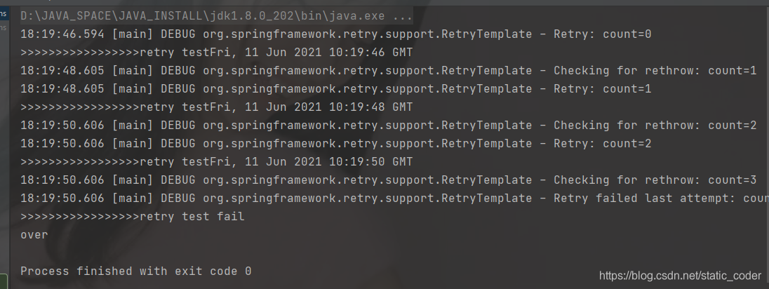 重试框架spring-retry的探索与揭秘_retrytemplate创建了新线程吗-CSDN博客