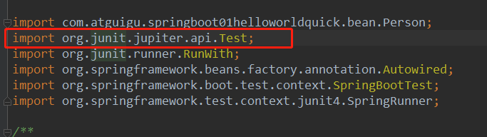关于SpringBoot使用Junit测试报错:Exception in thread “main” java.lang.NoSuchMethodError: org.junit ...