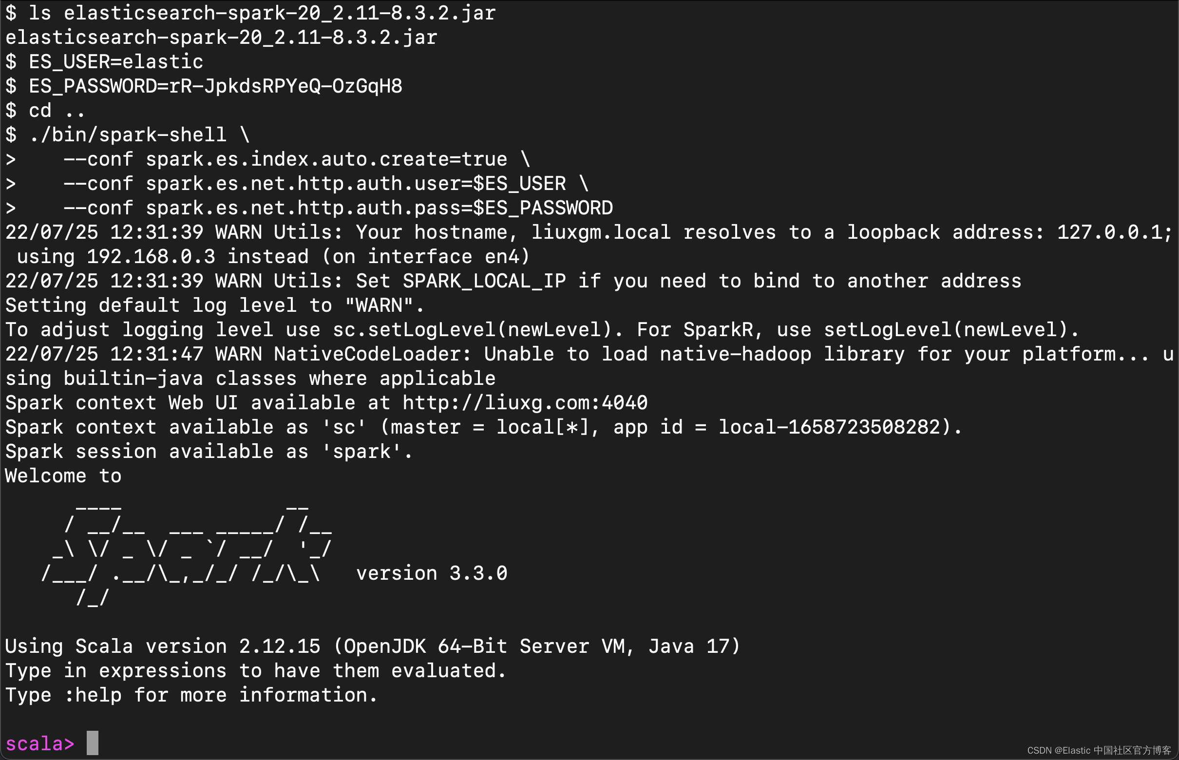 Elasticsearch：Apache spark 大数据集成_elasticsearch-spark-CSDN博客