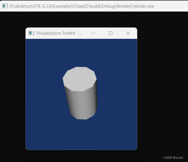 使用VTK在C++中渲染3D圆柱体,-CSDN博客
