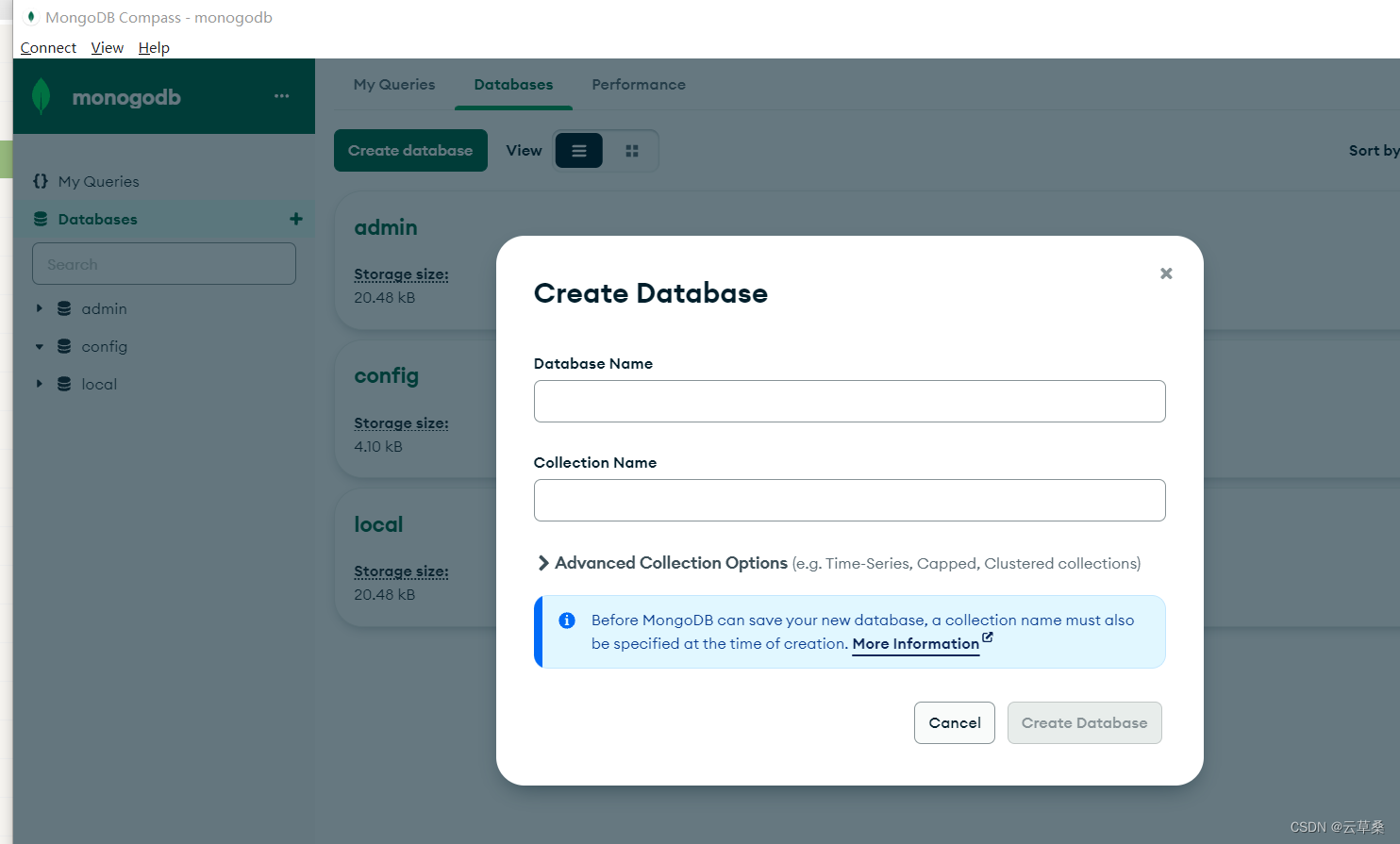 安装MongoDB数据库 问题Service‘MongoDB Server‘ failed to start. Verify that you have sufficient ...