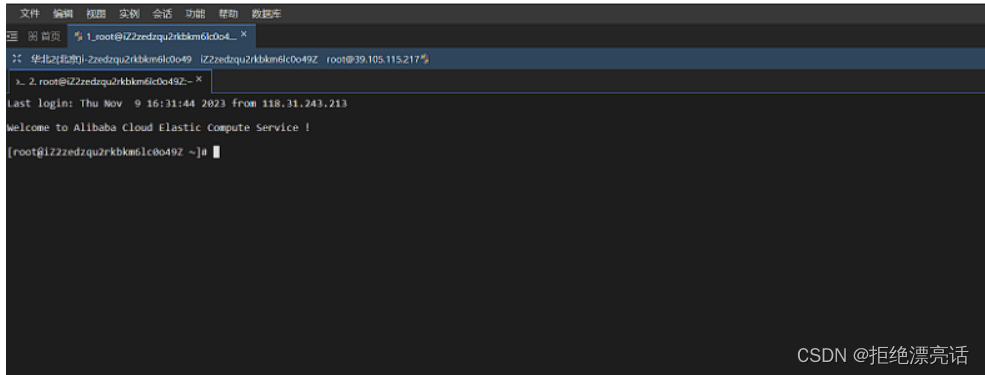 阿里云ESC云服务器搭建手册_阿里云esc部署流程-CSDN博客