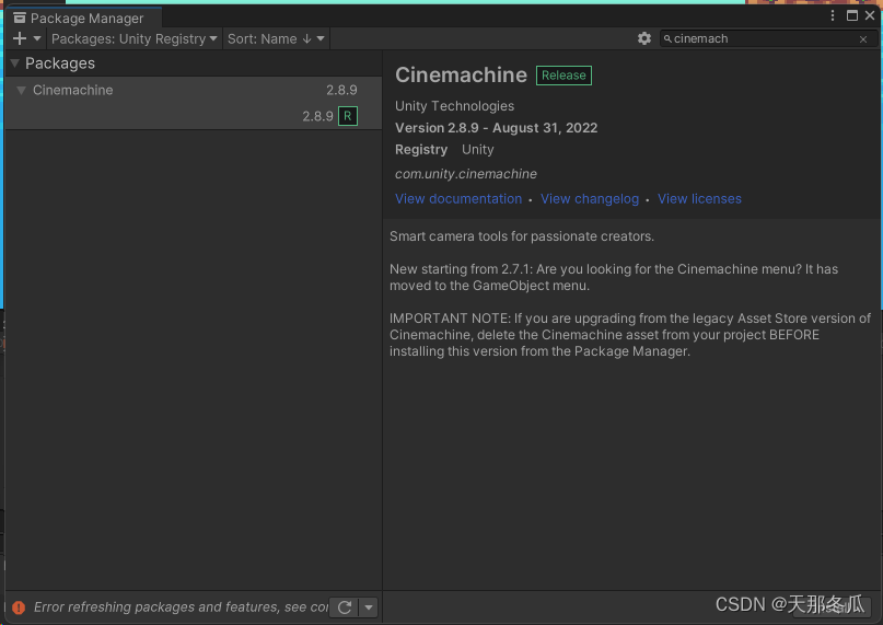 Unity Package Manager如何安装指定版本的包unity Package Manager指定安装版本 Csdn博客 2010