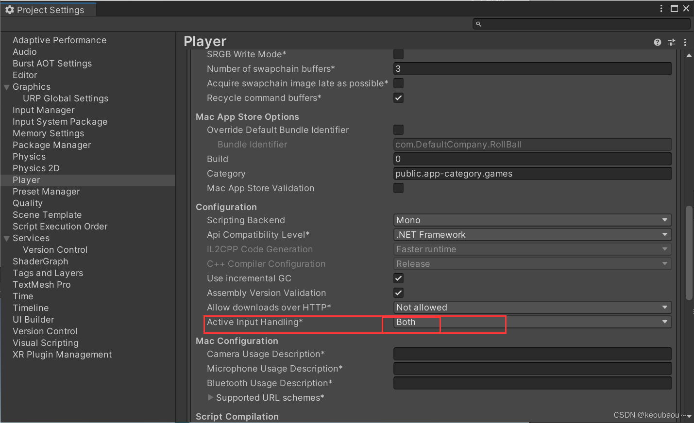 Unity报错：InvalidOperationException:You are tring to read lnput using the UnityEngine. ……的解决办法 ...