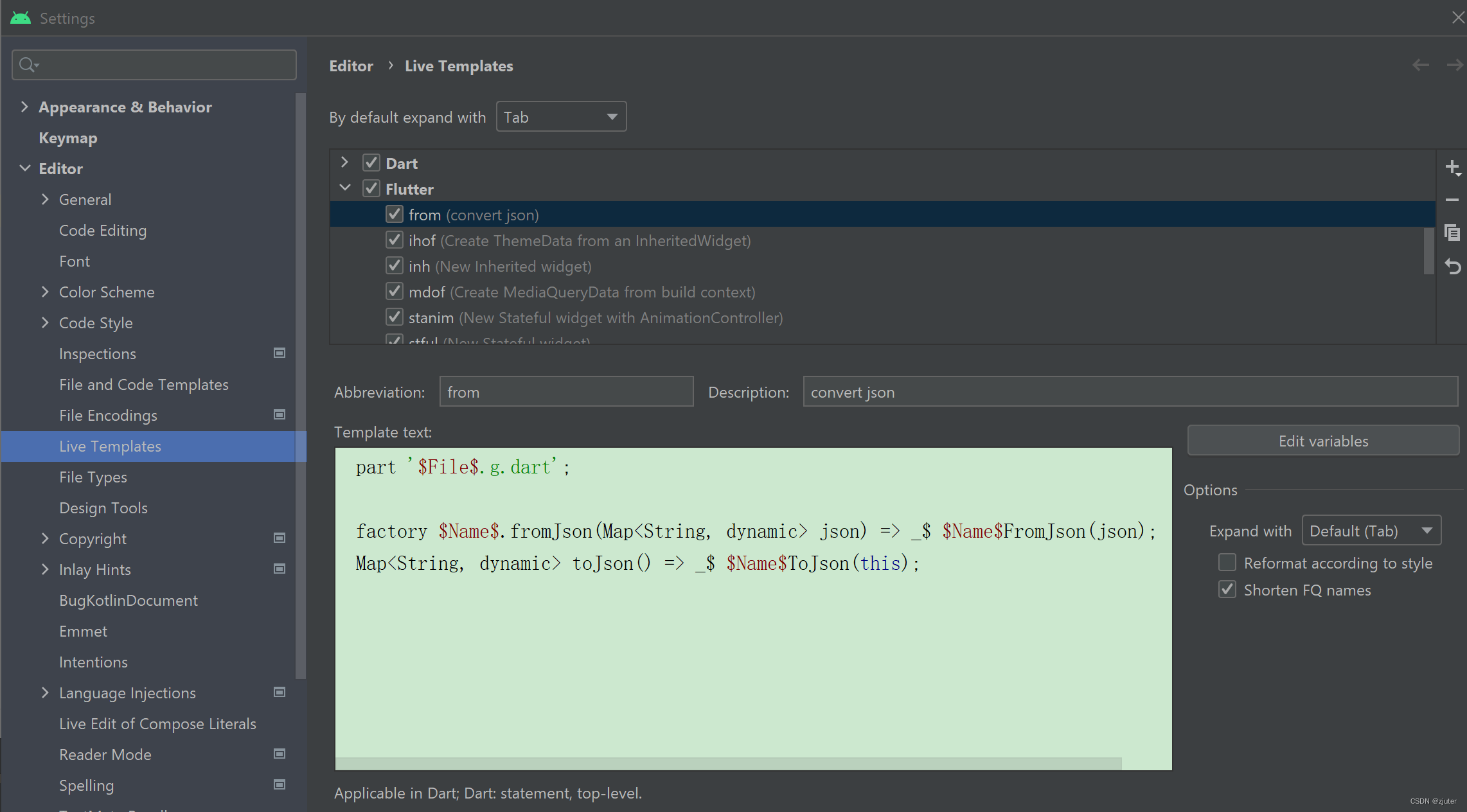 Flutter知识点(二)处理jsonflutter 字符串转json Csdn博客