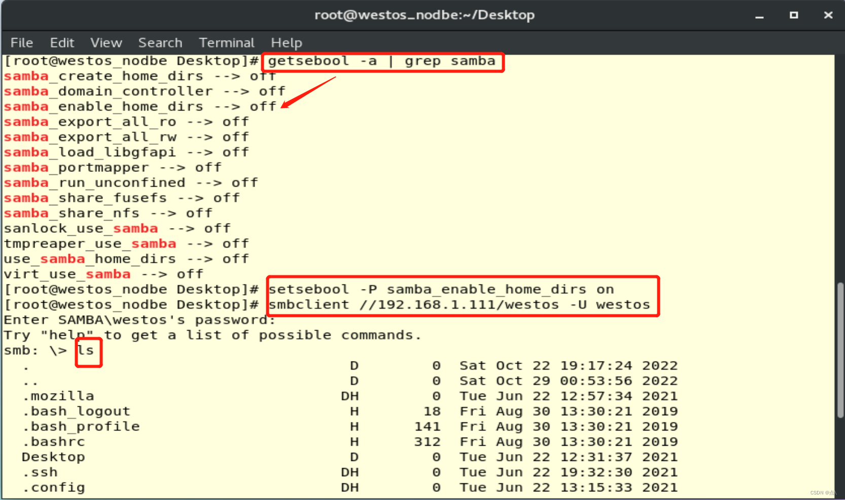Linux学习笔记——利用samba服务、NFS服务及iSCSI服务实现存储分离_samba存储-CSDN博客