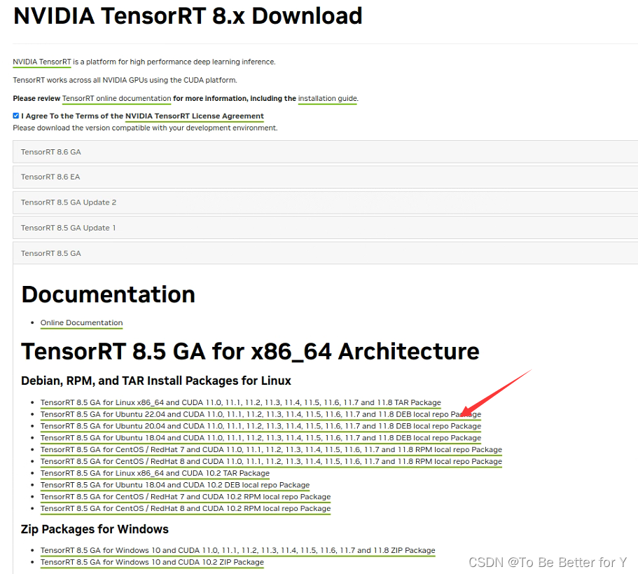 ubuntu安装cuda/cudnn/tensorrt详解_ubuntu安装tensorrt deb-CSDN博客