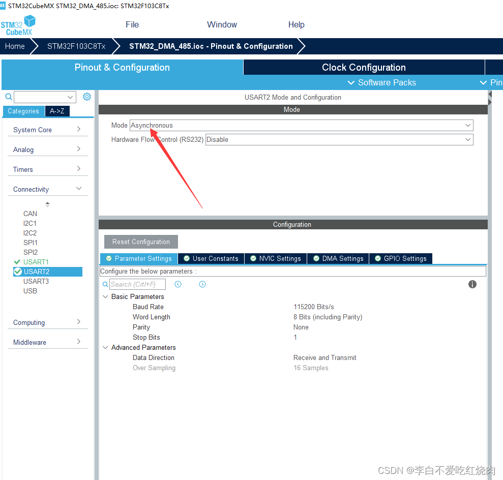毕业设计1-DFROBOT 风速计 调试记录（基于485协议+ STM32Cubemx + STM32F103C8T6）_cubemx rs485 rtu协议-CSDN博客