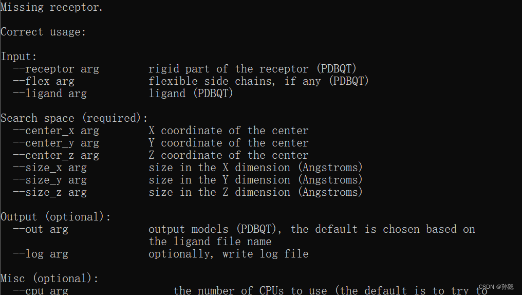 在autodock中run autogrid出现[Error 2]从而得不到.map文件以及一闪而过的情况可能的解决方案_autodock运行一闪而过-CSDN博客