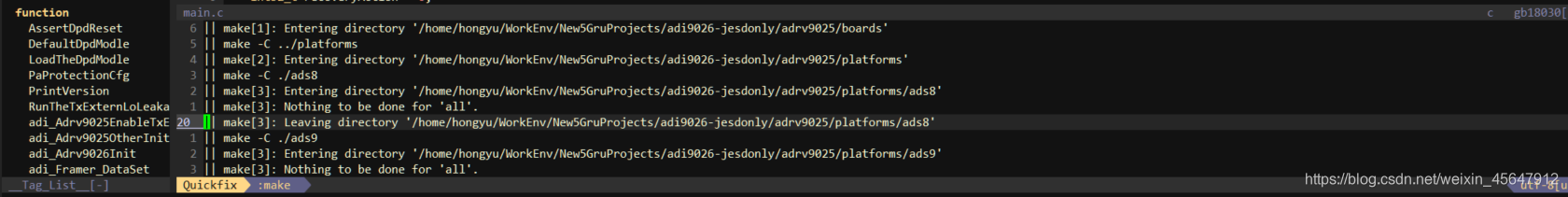VIM： quickFix窗口的使用_vim quickfix列表窗口-CSDN博客