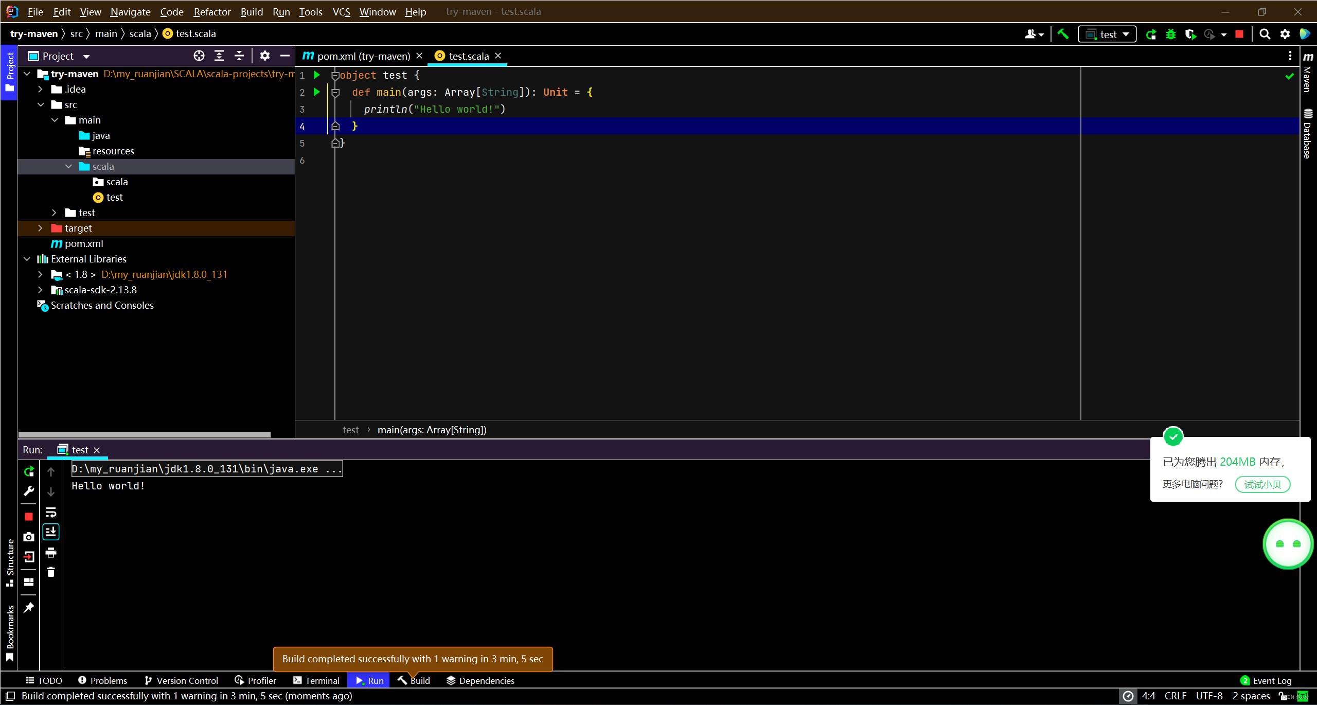 idea2021.3.3 创建maven-scala项目并解决遇到的问题：通过add frameworks support找到不到scala插件_add frameworks support没 ...