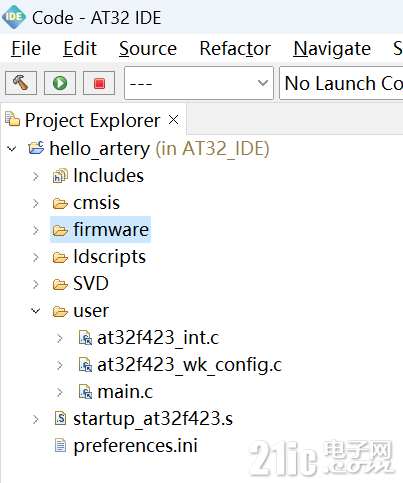 【AT-START-F423测评】+ 02_使用AT32 IDE和AT32 Work Bench开始第一个程序-CSDN博客