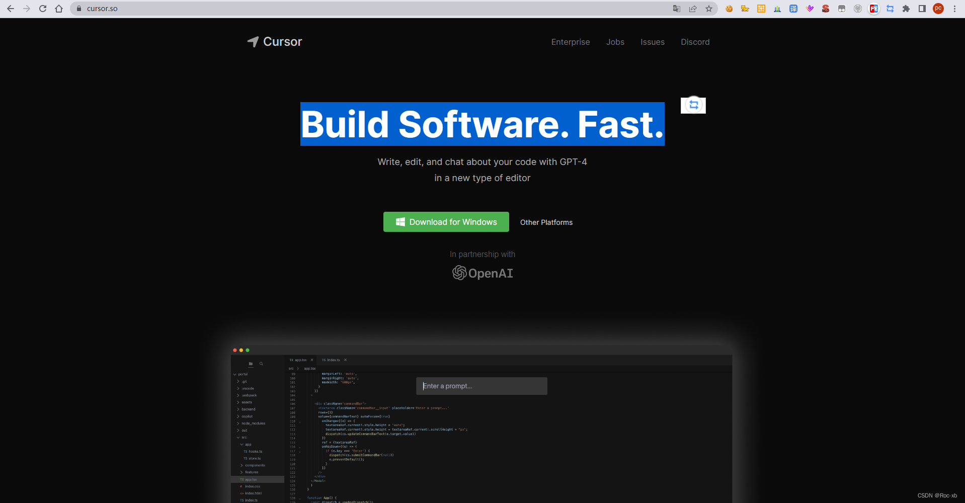 开发者福利chatGPT软件Build Software. Fast._build software fast-CSDN博客