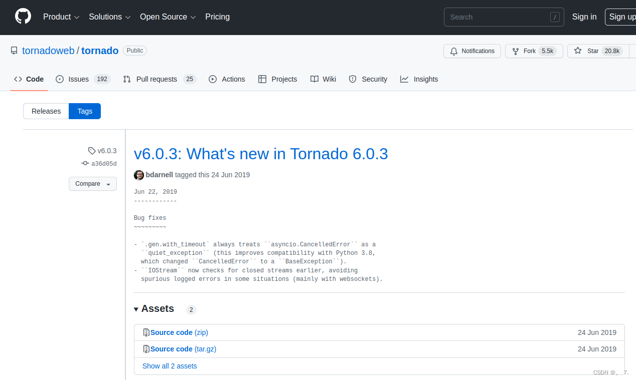 Rosbridge的Tornado版本不符合可能导致服务器中断-CSDN博客