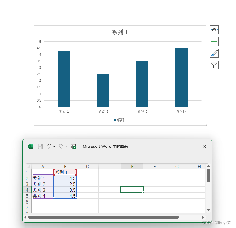 Java 基于poi实现word中模板图表数据替换java修改word中的charts Csdn博客