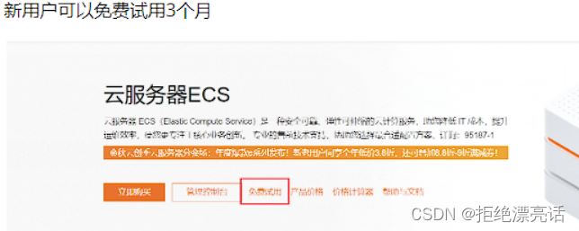 阿里云ESC云服务器搭建手册_阿里云esc部署流程-CSDN博客