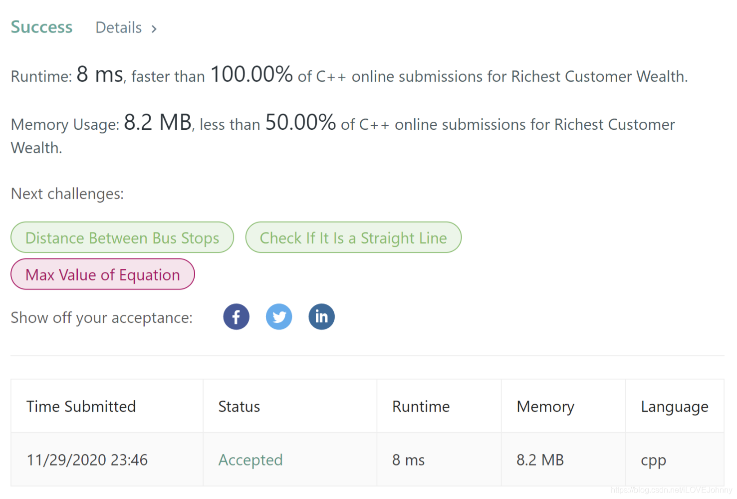 LeetCode | 1672. Richest Customer Wealth_int maximumwealth(vector & accounts)-CSDN博客