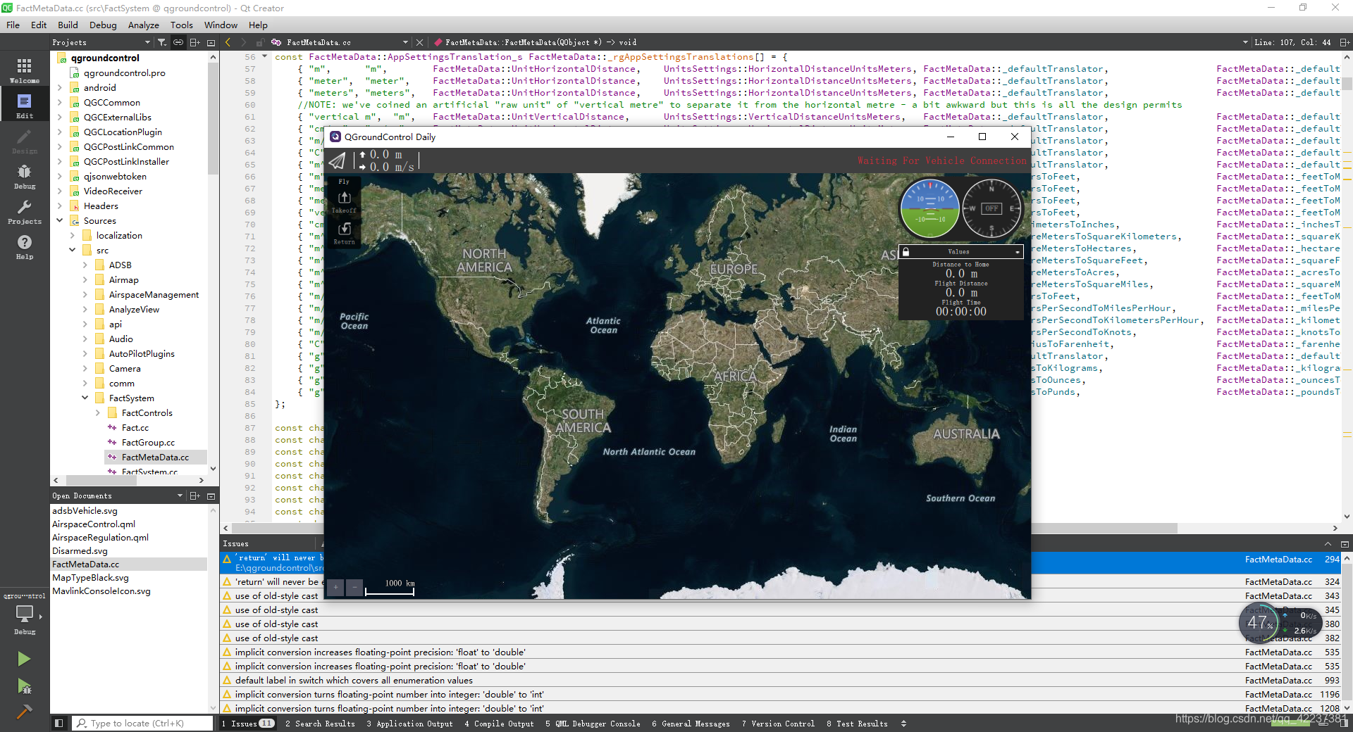 QGC编译报错error C2220: 警告被视为错误 最佳解决方法_error c222: div by zero-CSDN博客