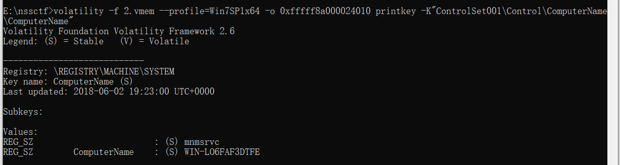 内存取证之NSSCTF-OtterCTF 2018（复现赛）_flag以nssctf{}形式提交-CSDN博客