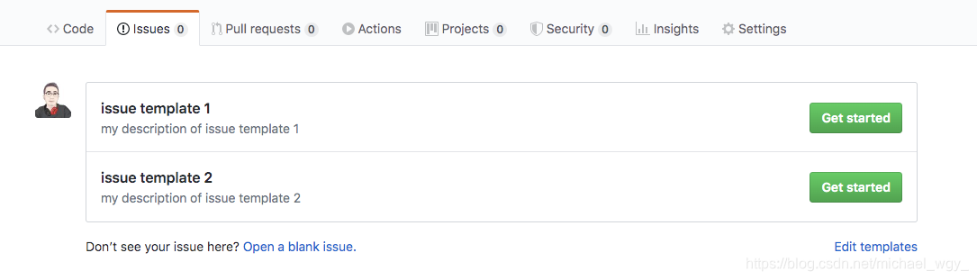如何在github上添加自定义的issue template_github issue template-CSDN博客