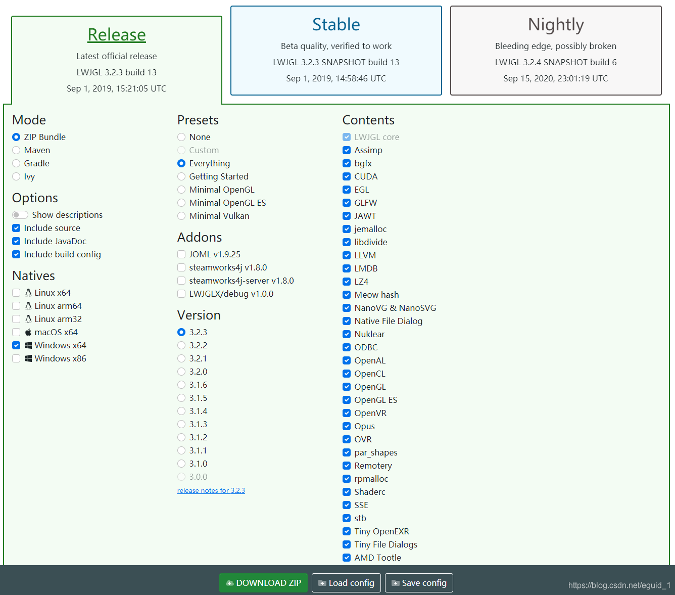 LWJGL入门指南：第一行LWJGL代码，如何安装LWJGL或生成maven或gradle依赖-CSDN博客