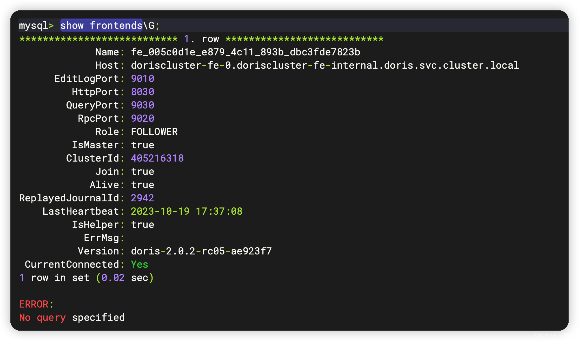 doris operator部署Doris集群教程-CSDN博客