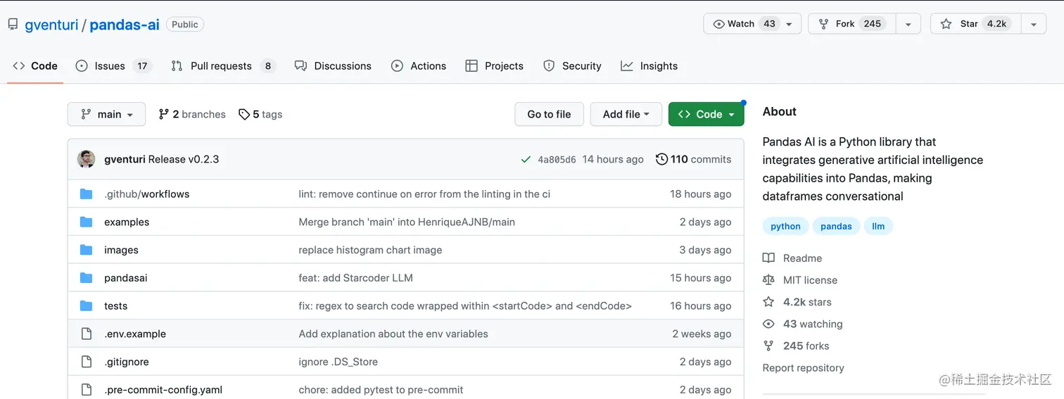 pandas-ai火了_pandas_Python_P叔-天启AI社区