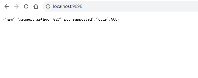 登录报错 “msg“:“Request method ‘GET‘ not supported“,“code“:500_{"msg":"request method 'get' not ...