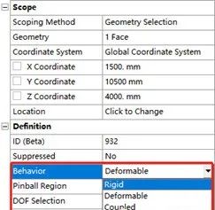 Ansys Mechanical｜中远程点的Behavior该如何设置？_ansys远程点-CSDN博客
