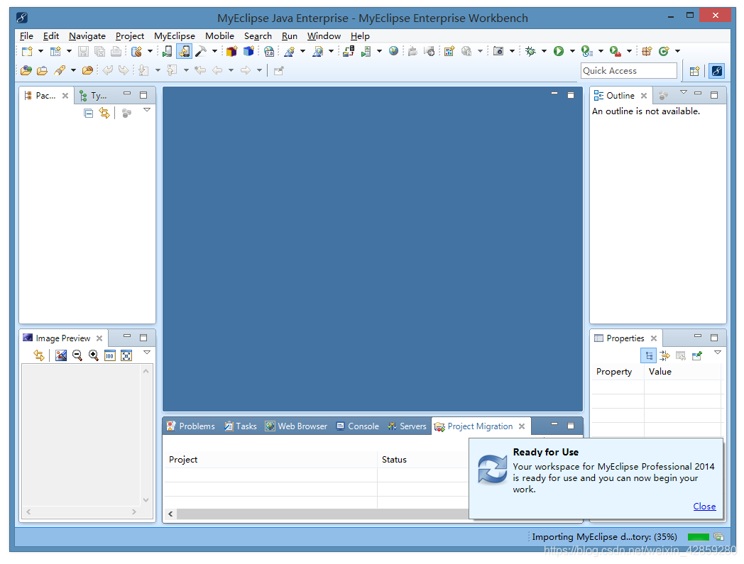 myeclipse-pro-2014-GA-offline-installer-windows 安装步骤 与安装效果预览-CSDN博客