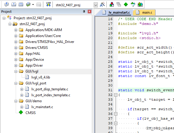 编译lvgl（V8.4.0）源代码为.lib文件并验证_lvgl编译-CSDN博客