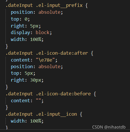 将element ui日期选择器的图标放到右边_el-select控制选择框在右边出来-CSDN博客