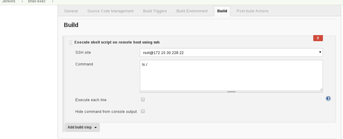 jenkins执行本地/远程shell脚本_execute shell jenkins怎么选择服务器上得脚本-CSDN博客