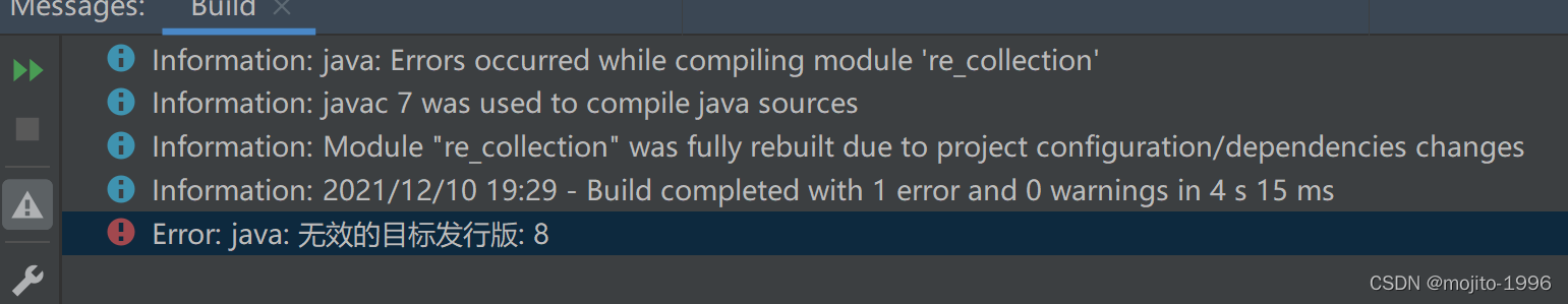 Idea配置双语言（java）版本idea设置java版本 Csdn博客 8895