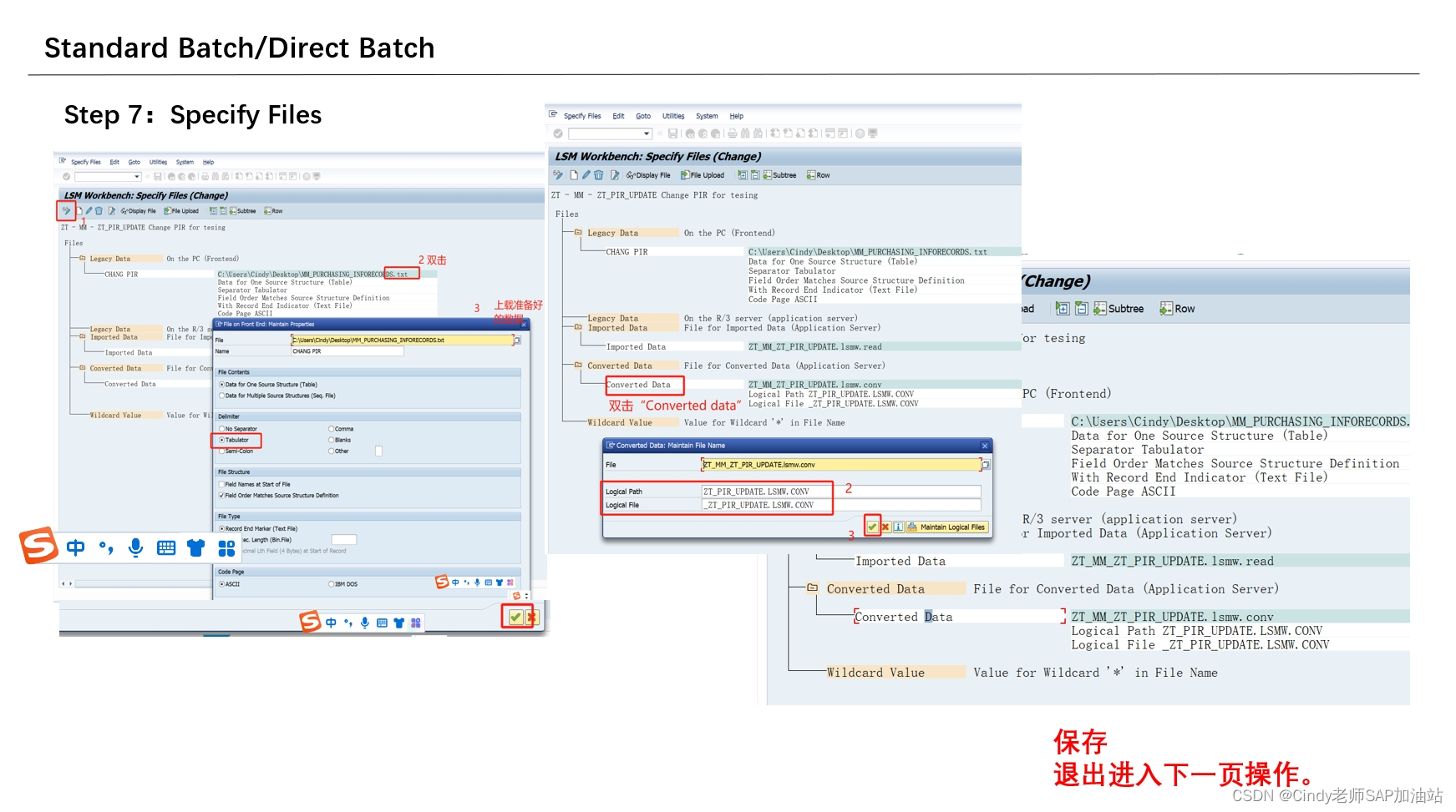 LSMW 功能展示一•Standard Batch/Direct Batch_lsmw standard-CSDN博客