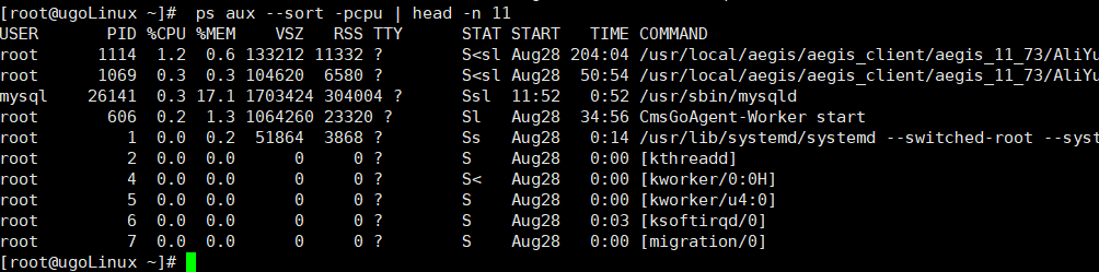 centos查看内存、cpu占用、占用前10，前X_centos查看内存和cpu-CSDN博客