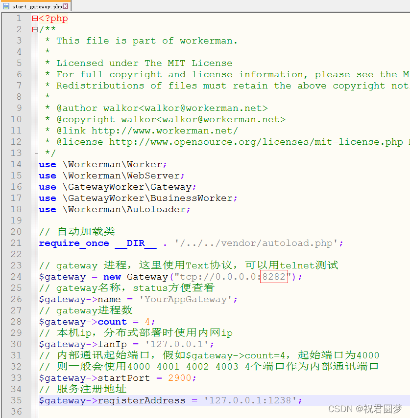 Thinkphp使用workerman提供的gatewayworker框架进行socket聊天通讯和定时任务thinkphp6 下使用gatewayworker 处理在线定时器 Csdn博客