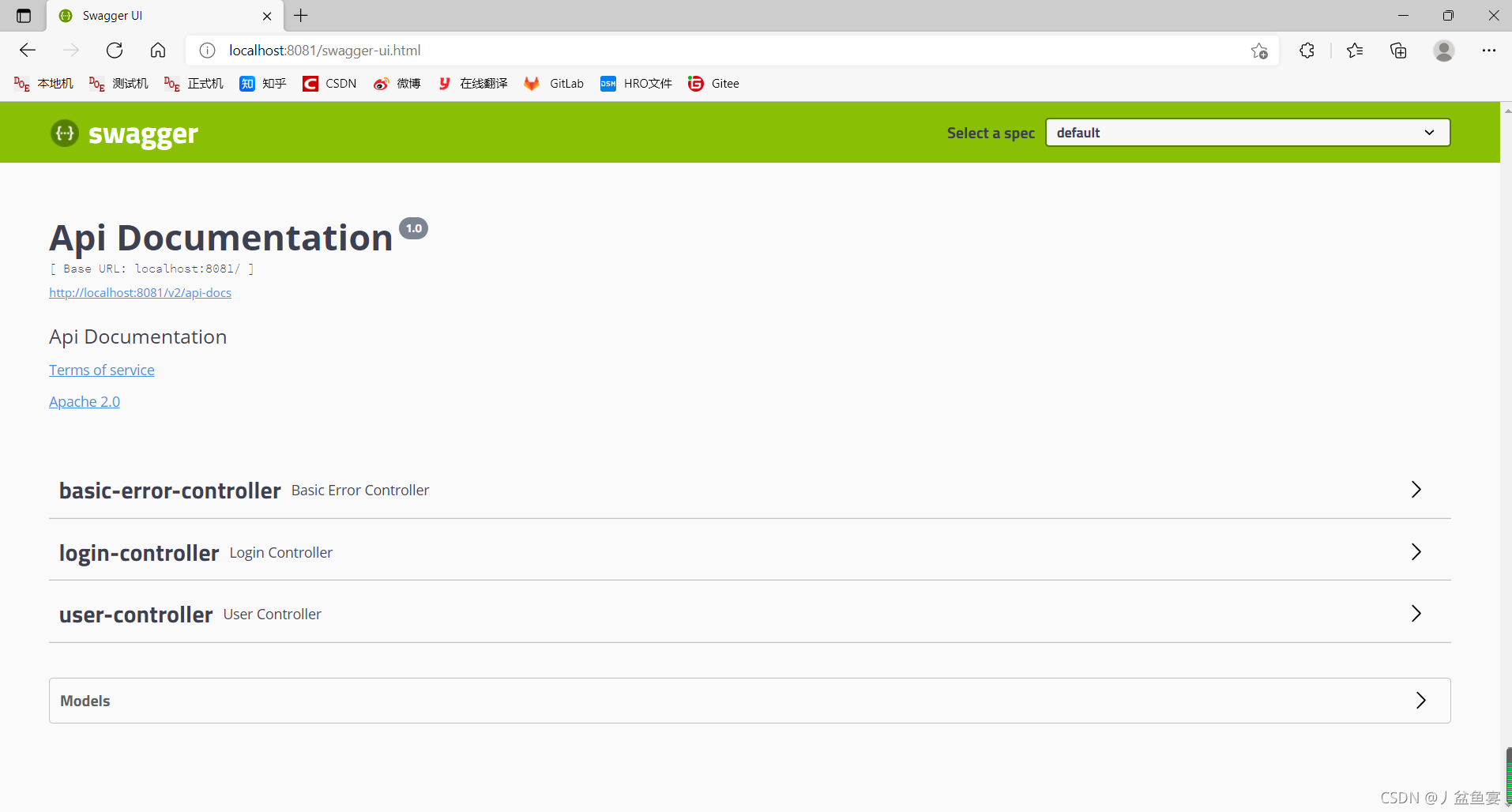 SpringBoot整合Swagger2_swagger2整合springboot-CSDN博客