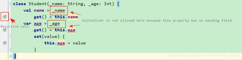 Kotlin 的 Backing Fields 和 Backing Properties_initializer is not allowed ...