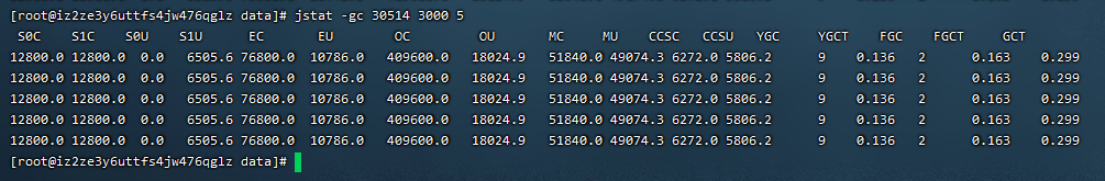 jstat命令查看jvm的GC情况 （以Linux为例）_jstat -gc s0c-CSDN博客