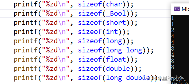 布尔类型与sizeof的使用_bool sizeof-CSDN博客