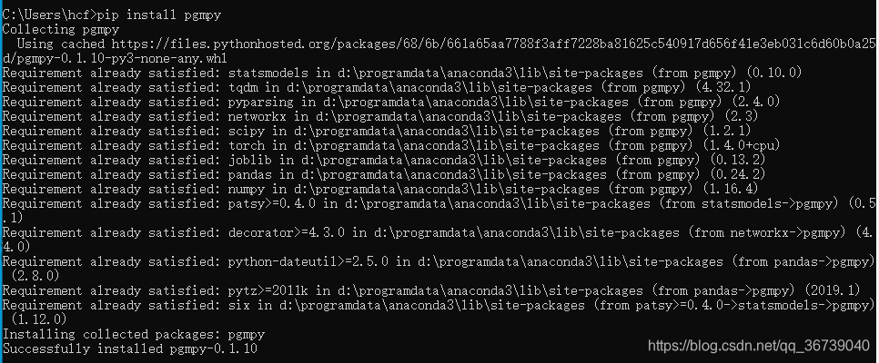 贝叶斯网络学习Python环境搭建（pgmpy）_pgmpy库下载-CSDN博客