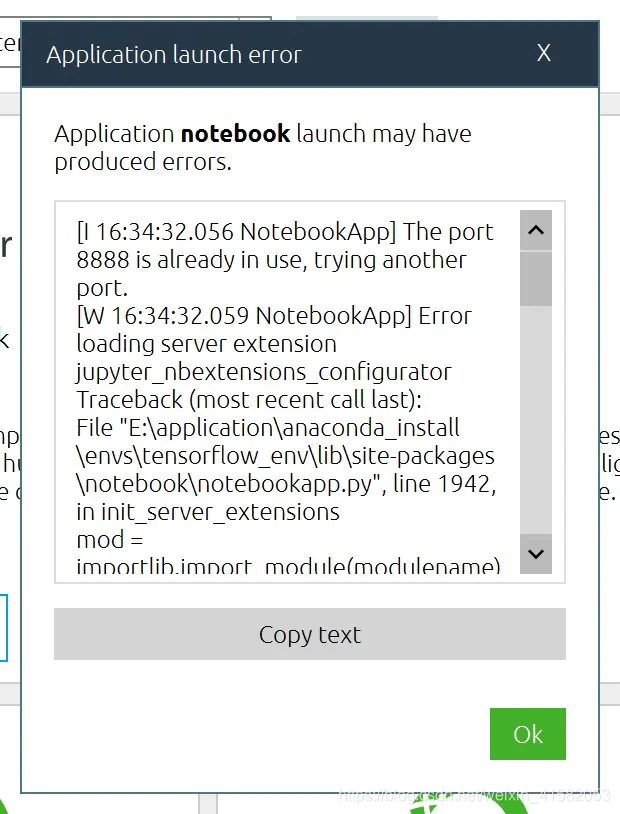 anaconda运行jupyter出现application launch errror_application notebook launch-CSDN博客