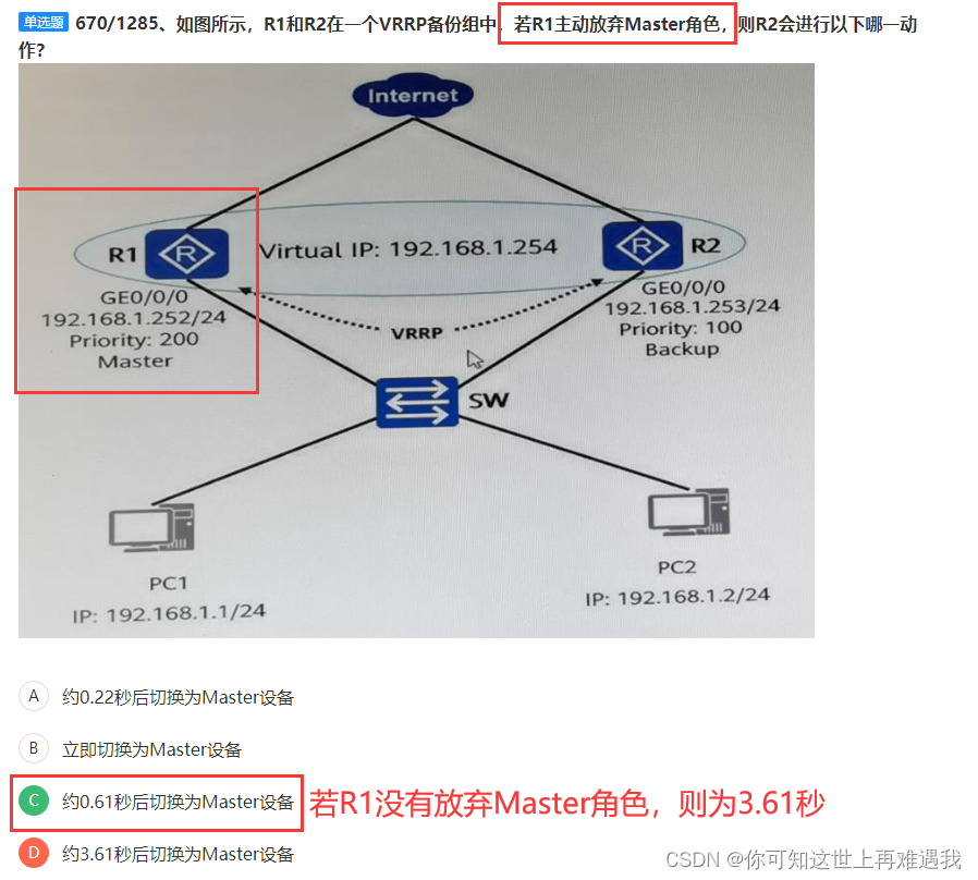 HCIP Datacom - 821 题库（四）_接口pbr可以修改ip报文-CSDN博客